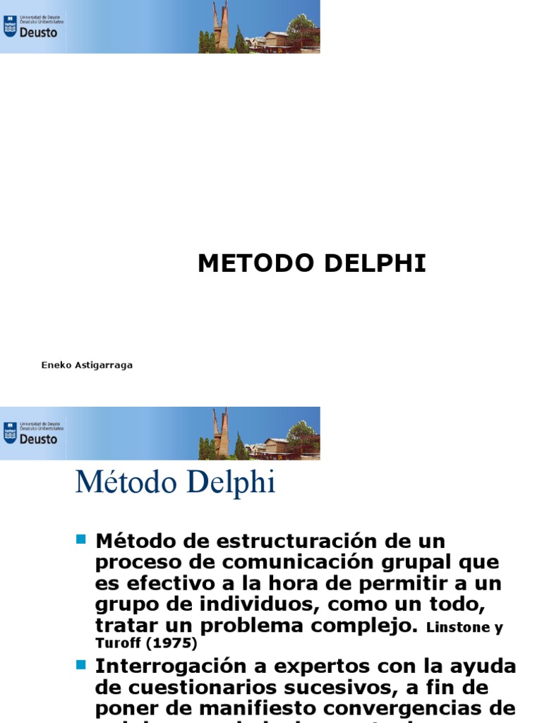 Metodo Delphi | PDF | Teoría de sistemas | Science