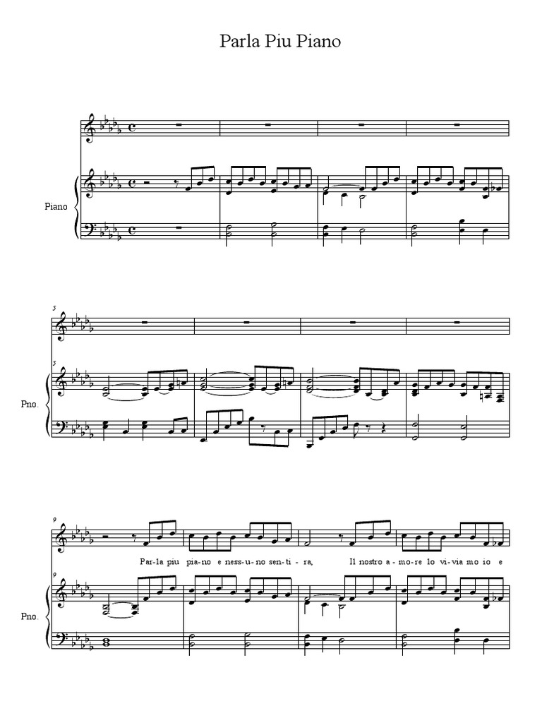 Parla Piu Piano | PDF