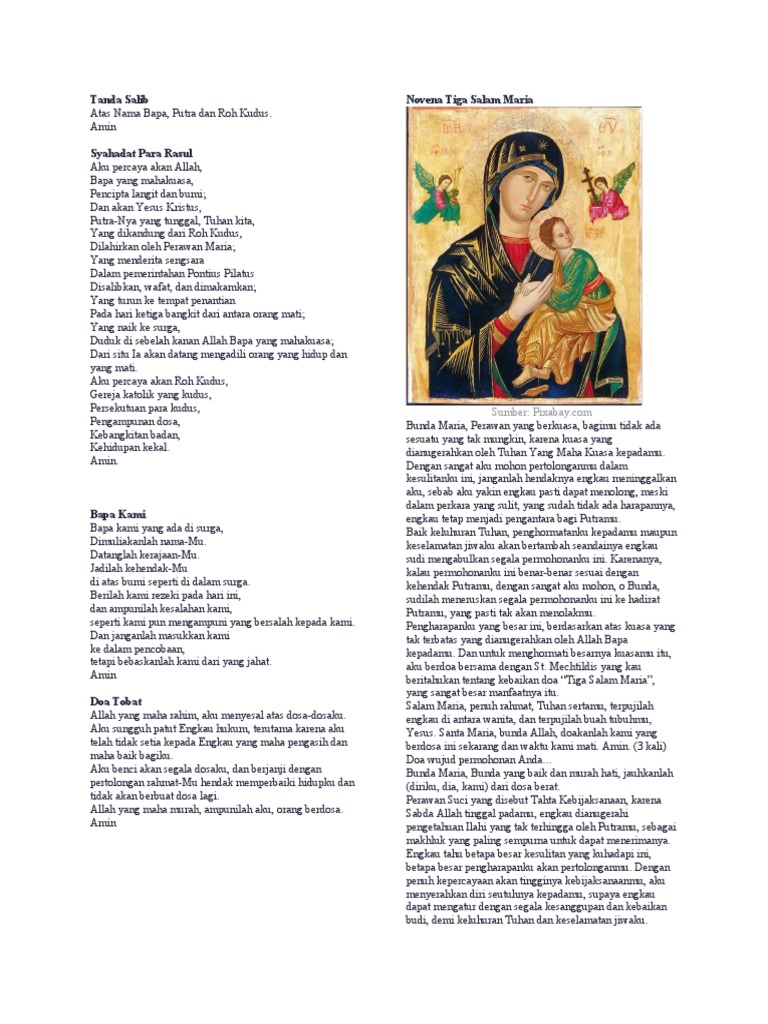 Novena 3 Salam Maria | PDF
