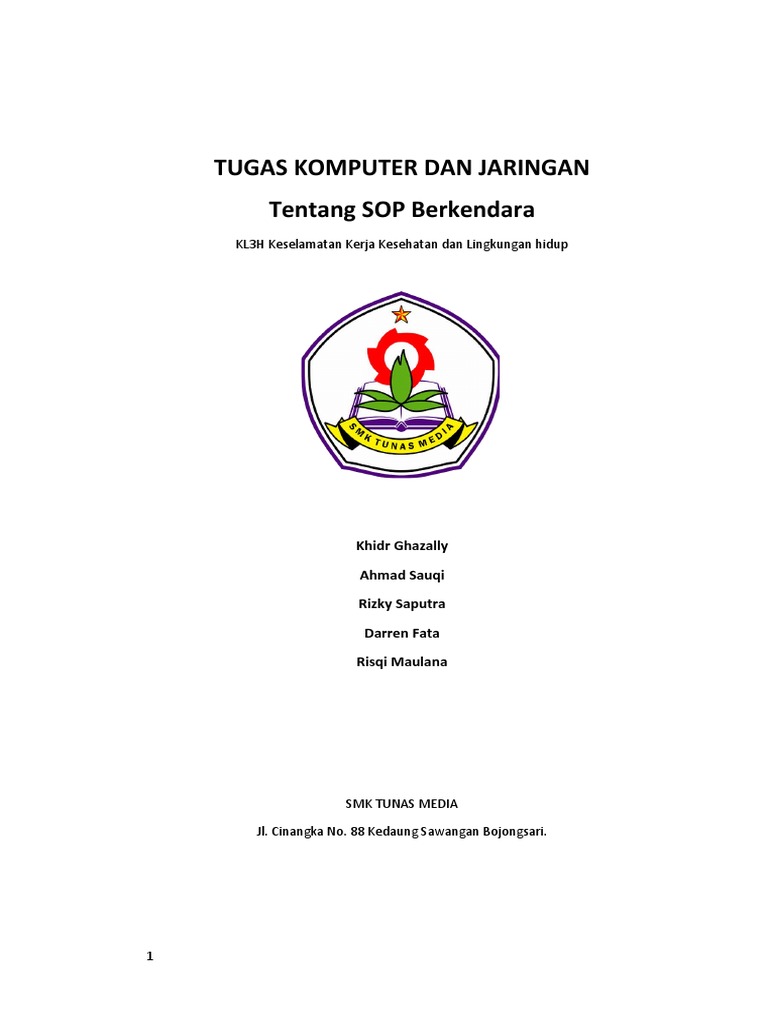 SOP Berkendara K3LH KDJ | PDF