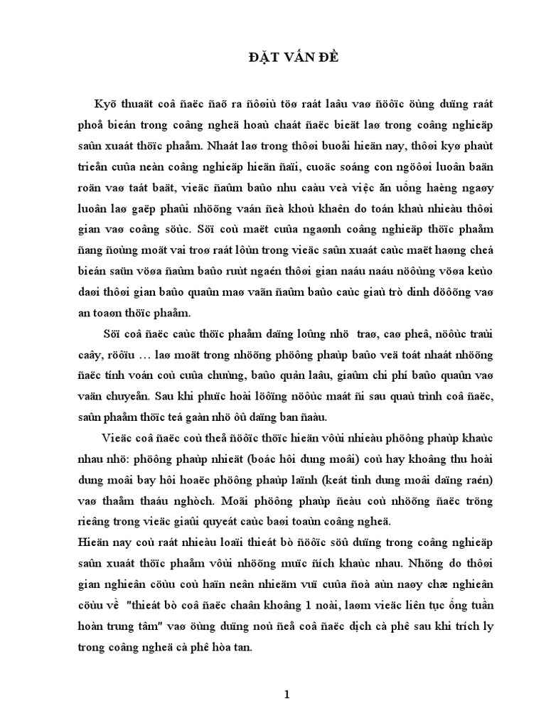 (123doc) Thiet Ke He Thong Co Dac Mot Noi Lien Tuc de Co Dac Dung Dich CA Phe Sau Khi Trich Ly | PDF