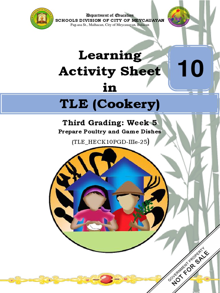 Q3W5 Tle | PDF | Poultry | Meat