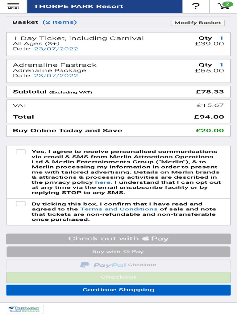 THORPE PARK Resort | PDF