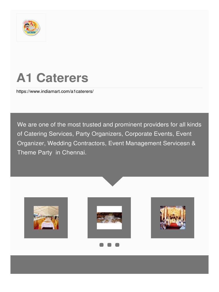 A1 Caterers | PDF | Tableware | Foods