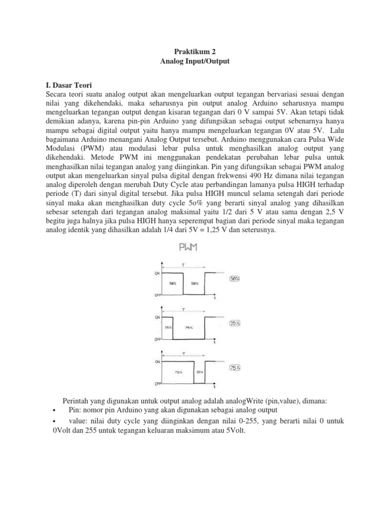Praktikum 2 Analog Input Output Pdf 