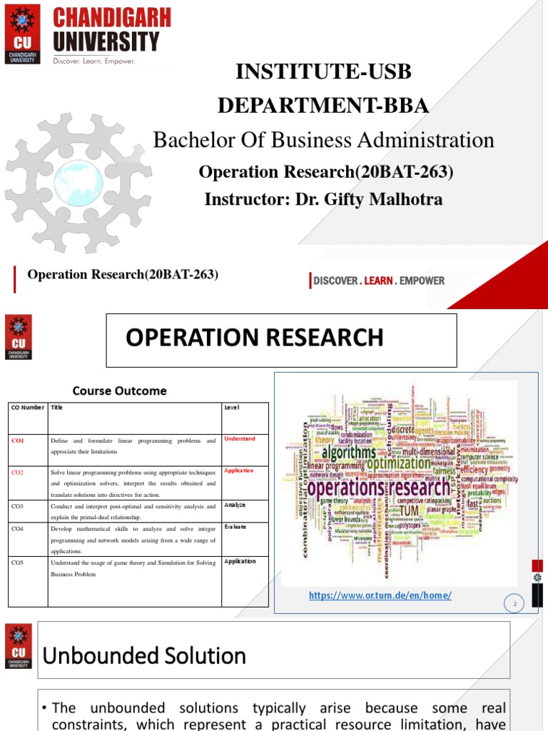 Unboundedness and Infeasibility of LPP | PDF | Mathematical ...