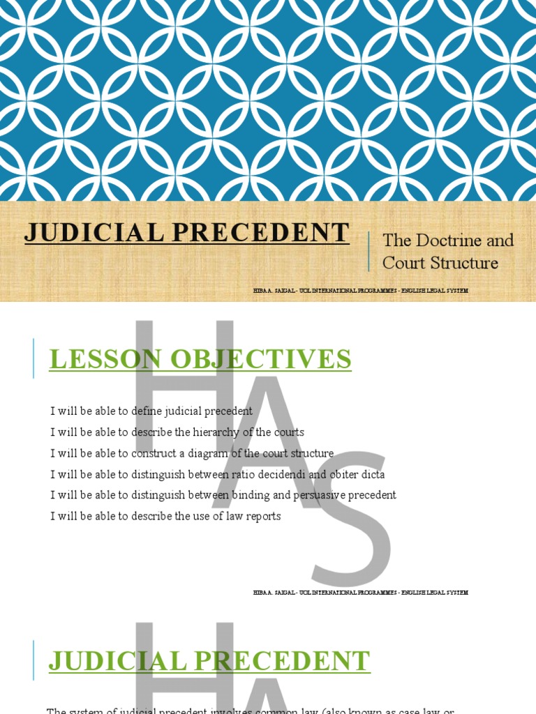 Judicial Precedent Slides With Practice Statement | PDF | Precedent ...