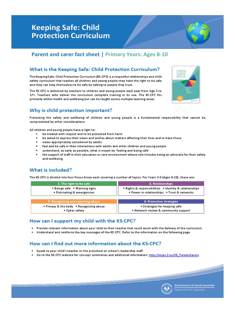 Part 2 KSCPC-Global-Parent-Factsheet-PY-Ages8-10 | PDF | Child ...