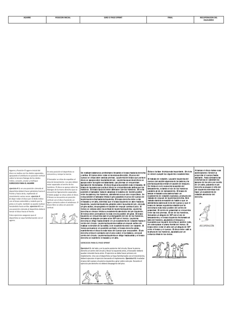 Daniel Leal Disco y Jabalina | PDF