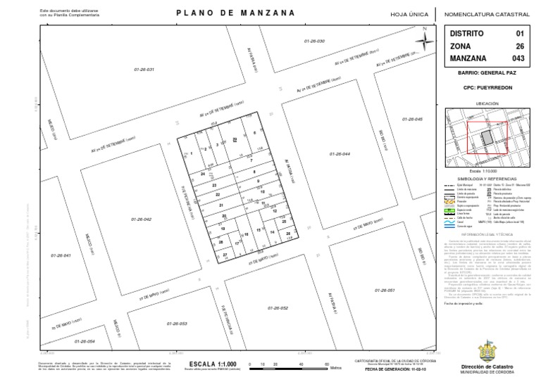 Plano Catastro | PDF