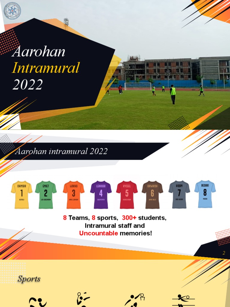 Aarohan Intramural 2022 | PDF | Sports | Multi Sport Events