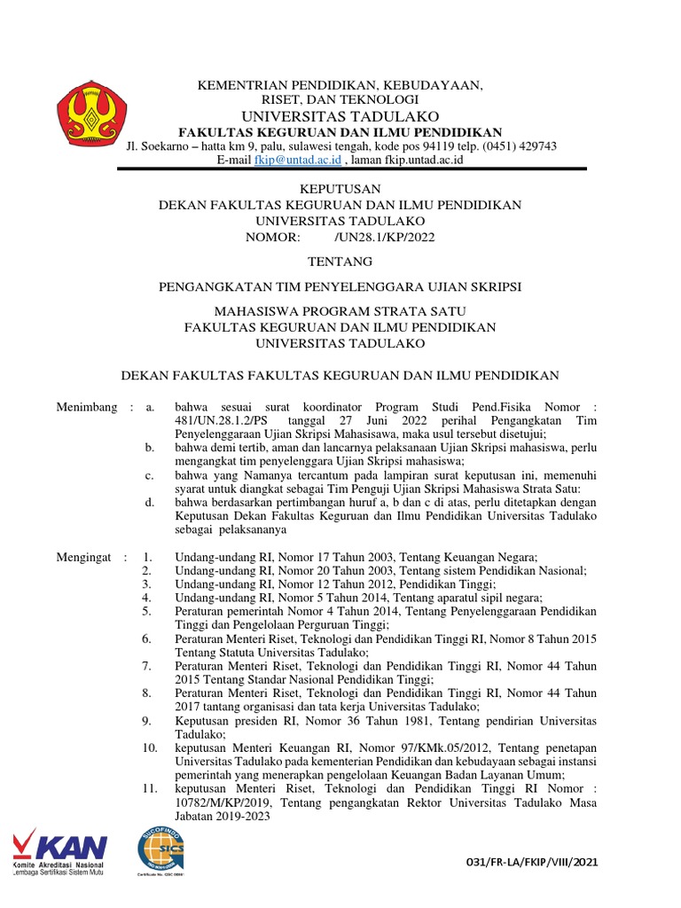 SK Penguji Ewa | PDF