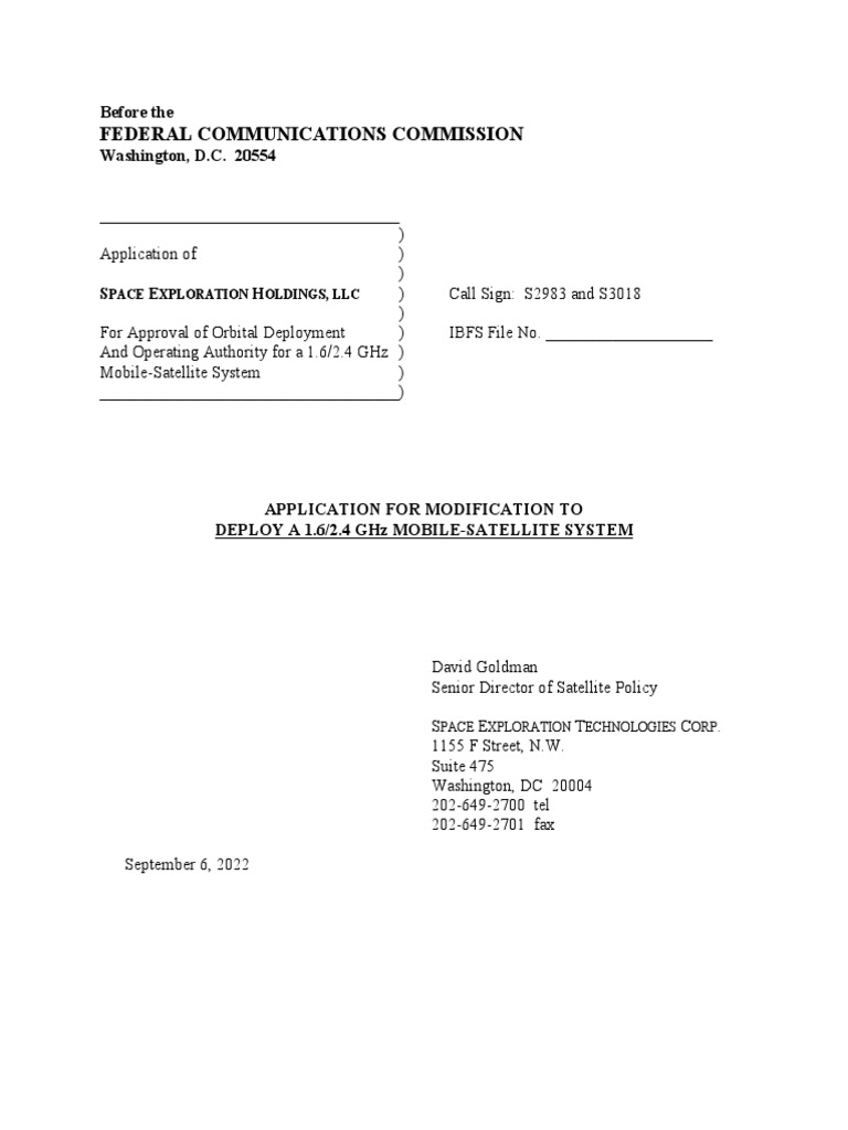 SpaceX Starlink Mobile Service | PDF | Space X | Space X Dragon