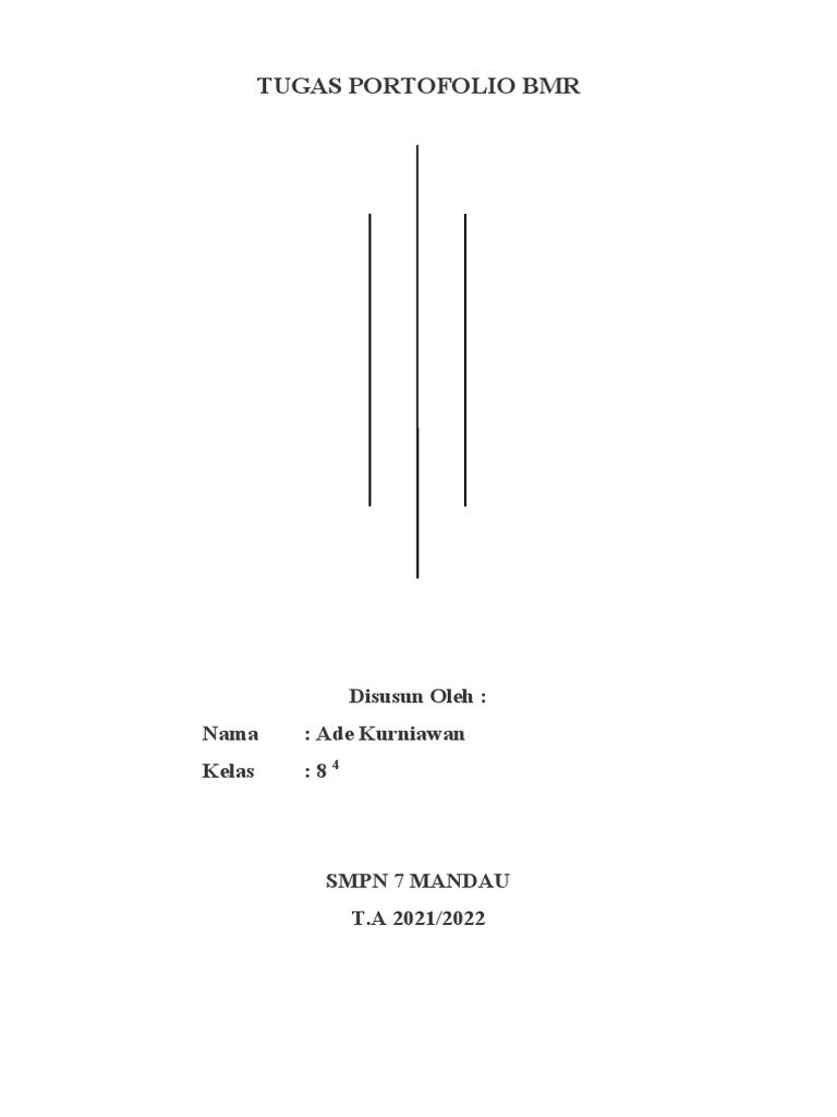 Tugas Portofolio BMR | PDF