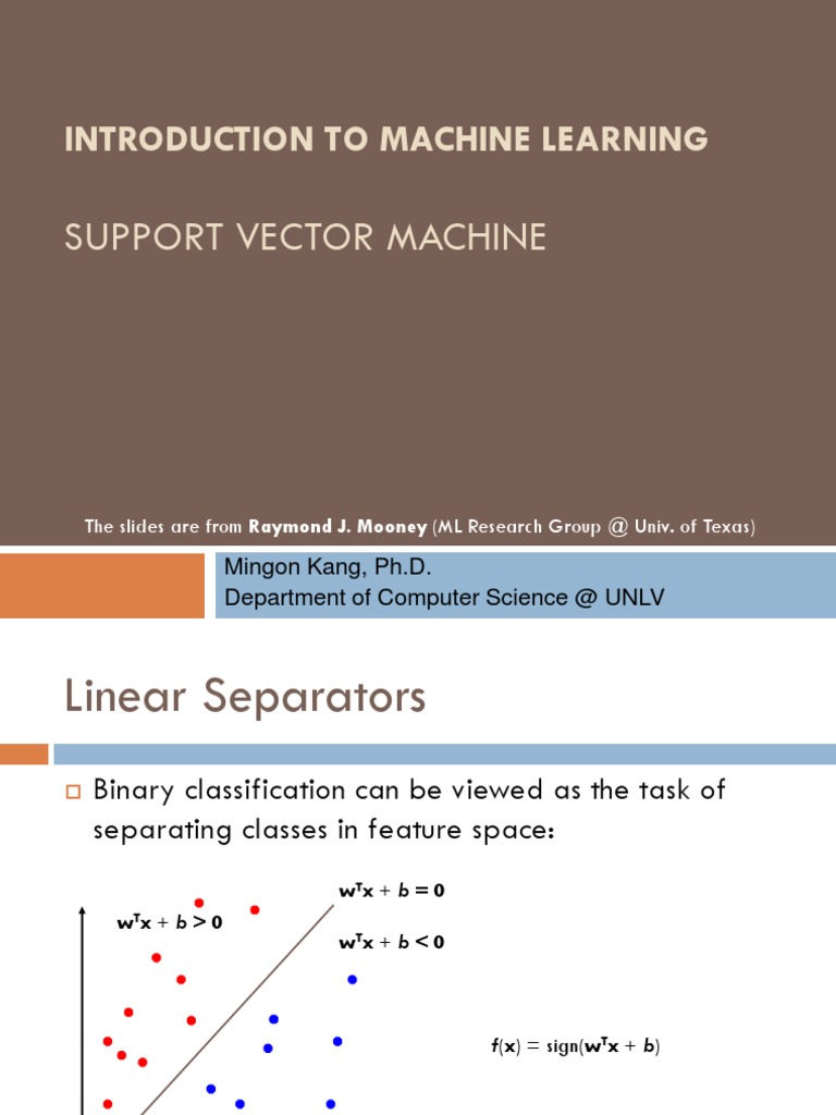 10 SVM | PDF | Mathematical Optimization | Algebra