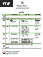 Weekly Home Learning Plan Science | PDF | Force | Scientific Method