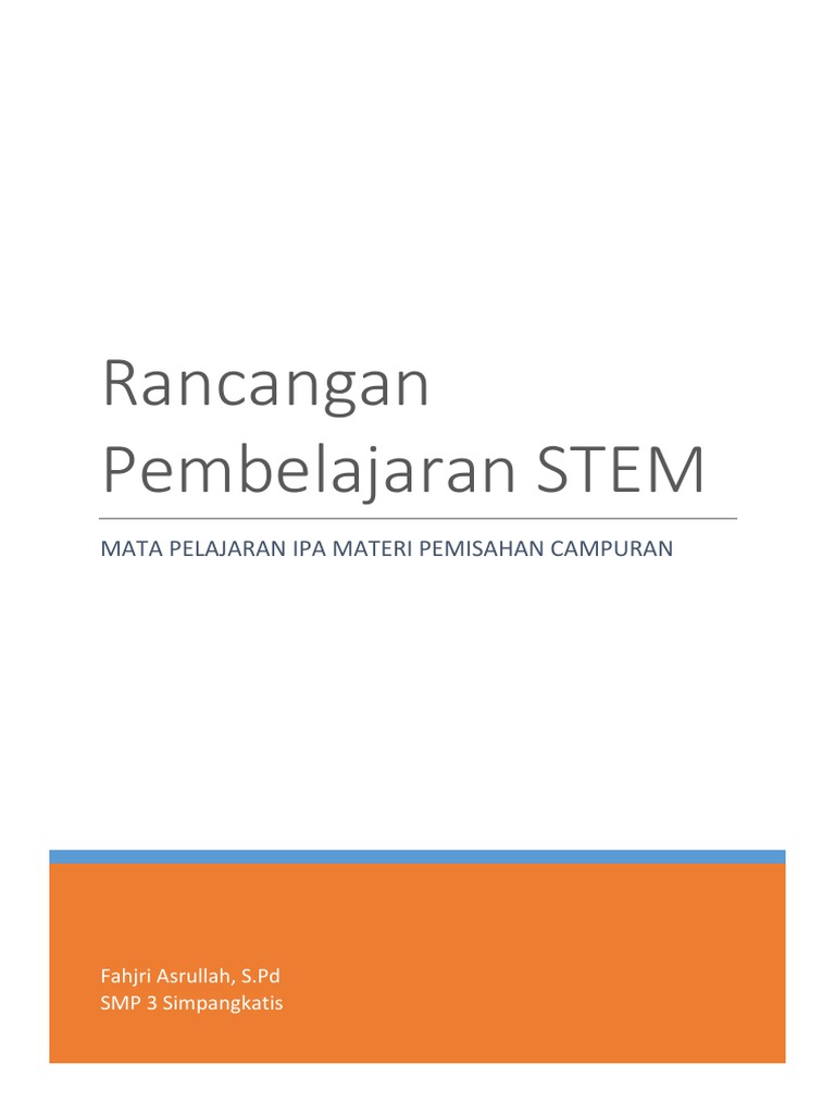 RPP Stem Kimia | PDF