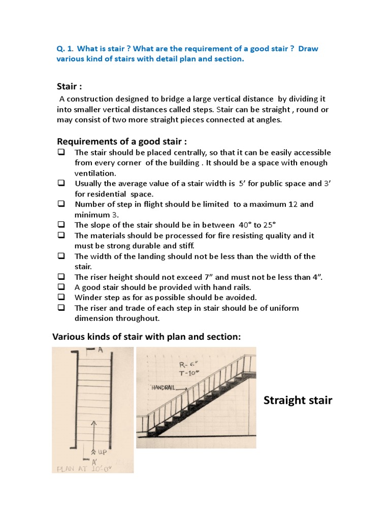 Stair | PDF | Stairs | Window