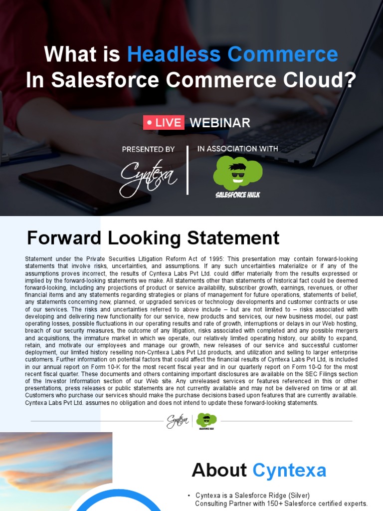 Headless Commerce In Salesforce Commerce Cloud Pdf Retail Business