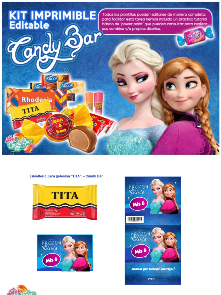 Kit Frozen - Candy Bar | PDF