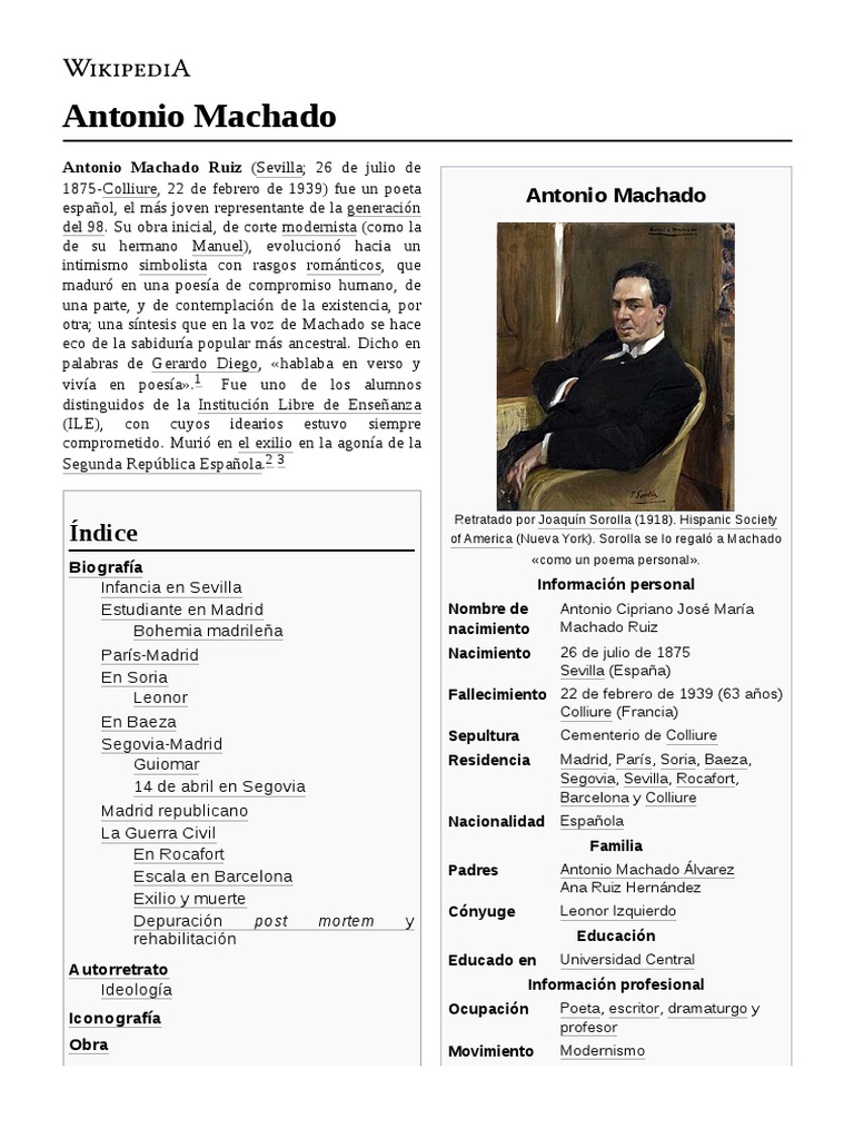 Antonio Machado | PDF