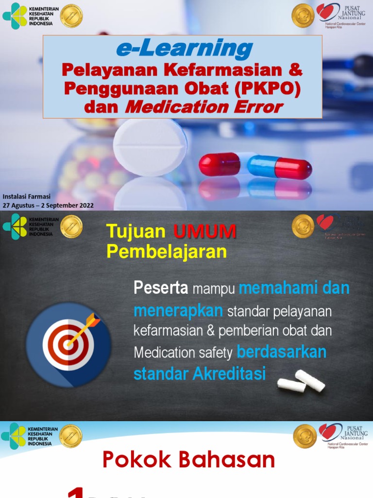 Materi PKPO Dan Medication Error | PDF | Pengembangan Diri | Kesehatan ...