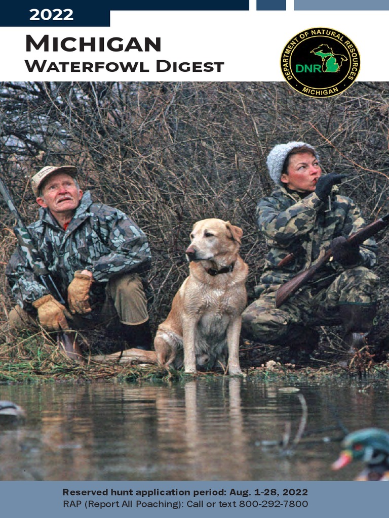 2022 Michigan Waterfowl Digest | PDF | Hunting | Ornithology