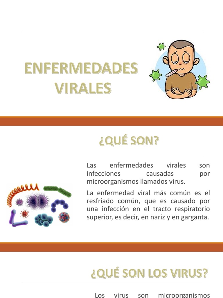 Enfermedades Virales | PDF | Virus | Infección