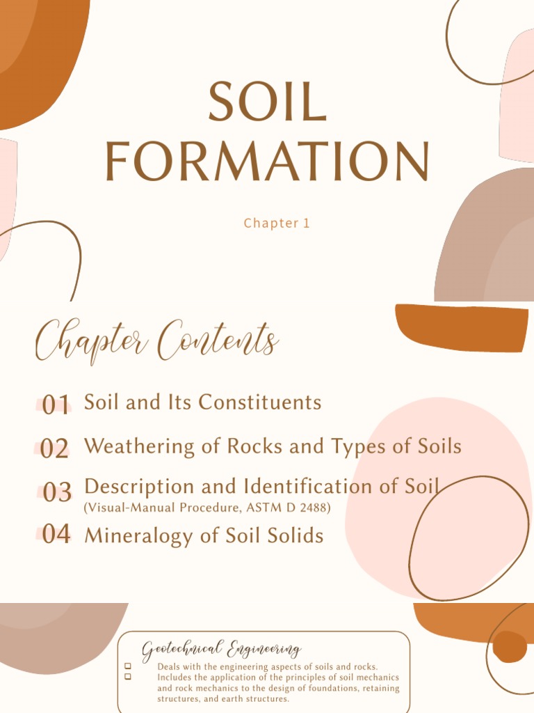 01-Soil-Formation (1) | PDF | Silt | Gravel