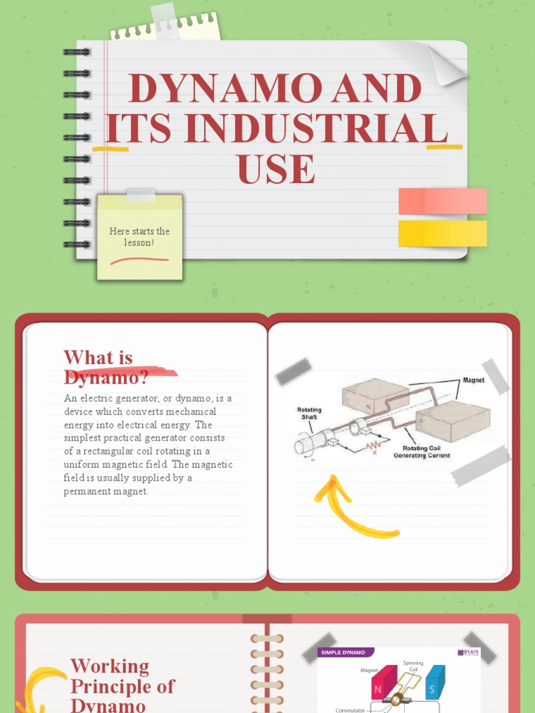 Dynamo and It's Uses | PDF | Electric Generator | Power Engineering