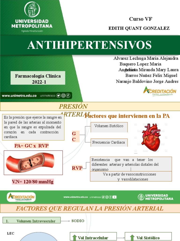 Antihipertensivos Farmacologia Clinica | PDF | Angiotensina | Hipertensión