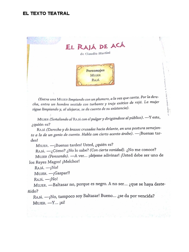 Tarea 5 El Rajá de Acá1 2º | PDF