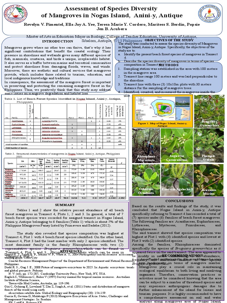 Mangrove Poster | PDF | Mangrove | Biodiversity