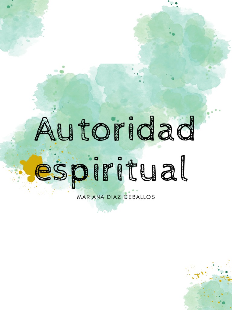 Autoridad Espiritual: Mariana Diaz Ceballos | PDF | Moisés