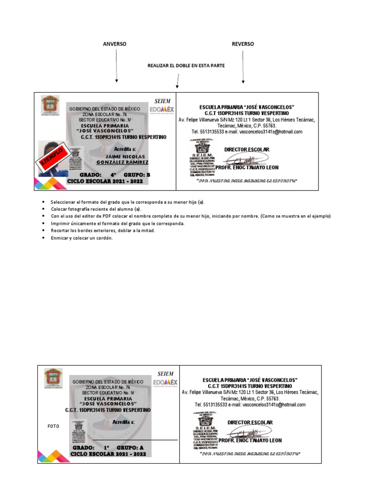 Formato Credencial | PDF
