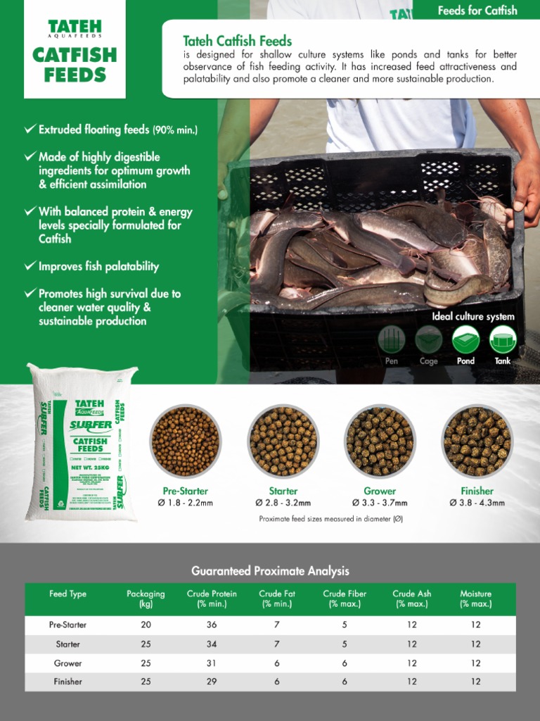 Catfish Feeds - PDF Brochure - Final | PDF