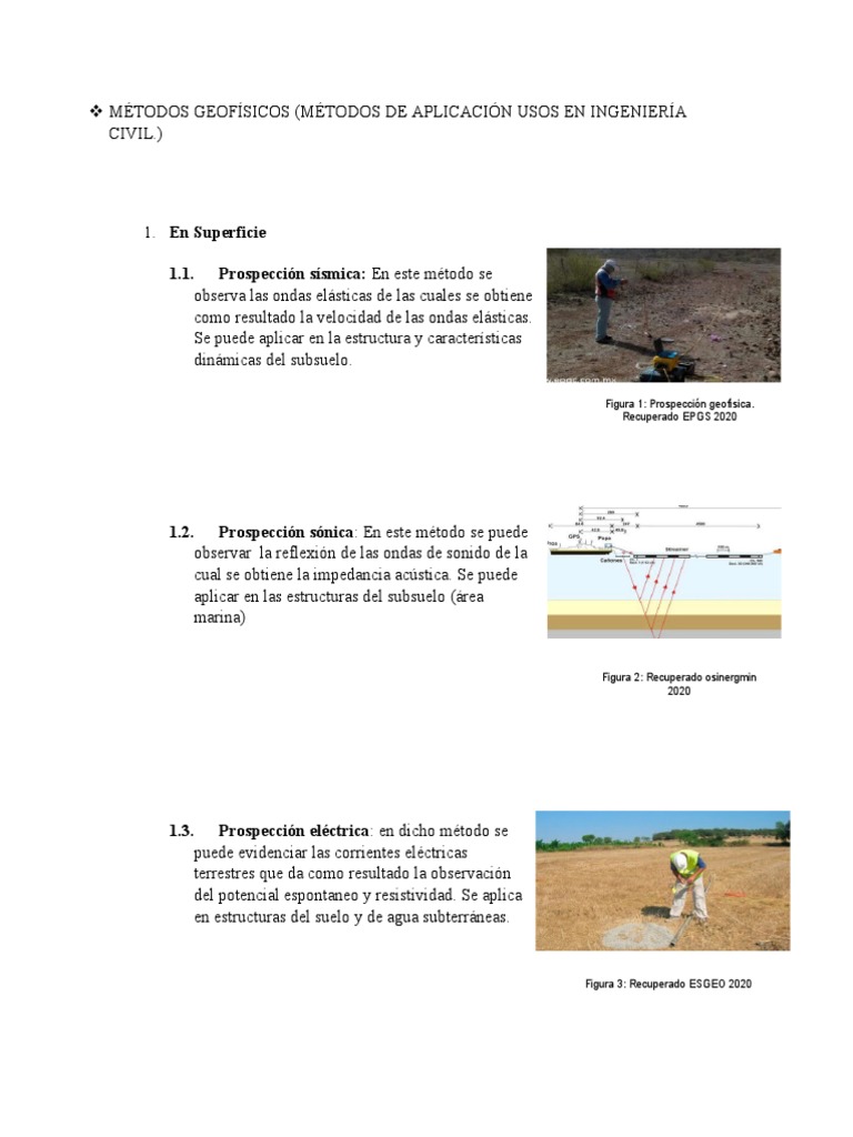 Métodos Geofísicos | PDF | Mecánica | Geofísica