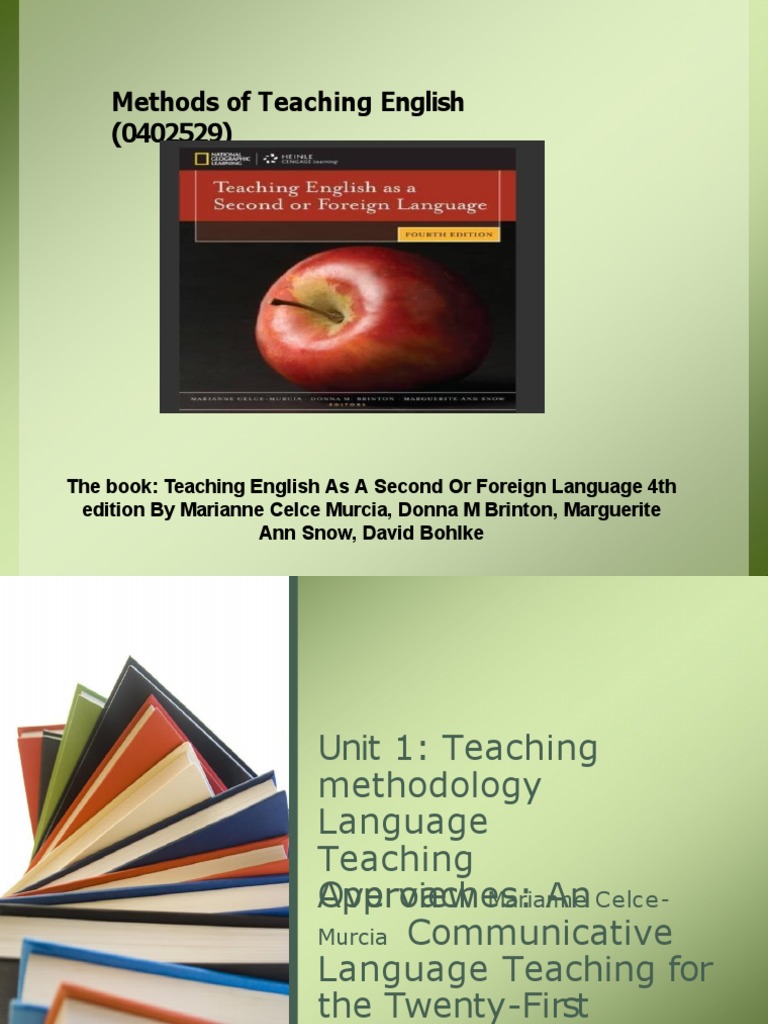 1 Language Teaching Approaches An Overview Pdf Language Education