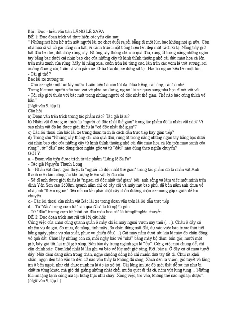 LLSP Doc Hieu 2 | PDF