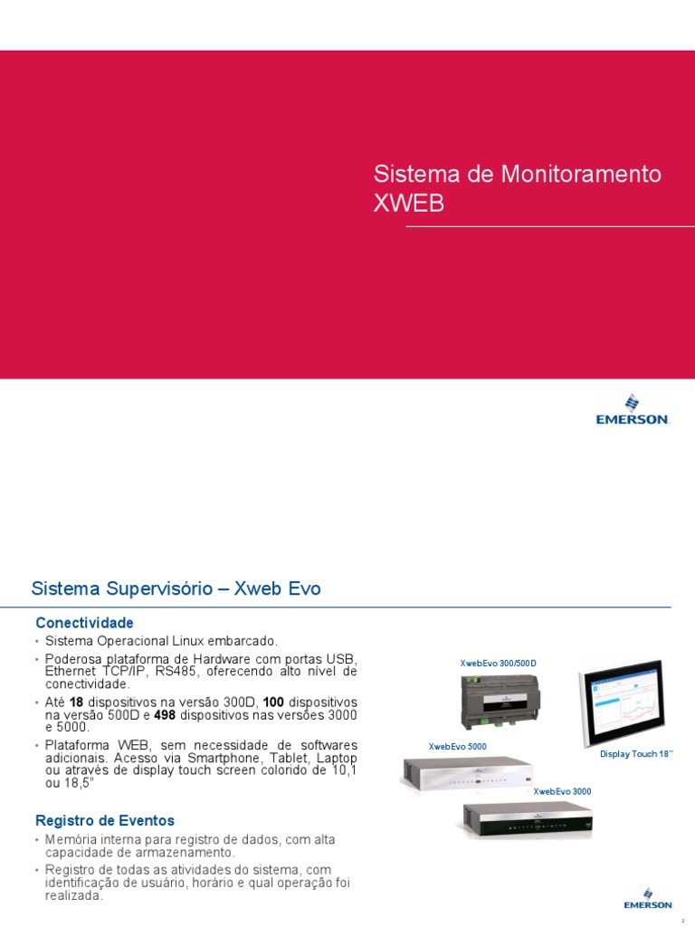 Apresentação XWEB EVO | PDF | Scada | PCs (computadores)