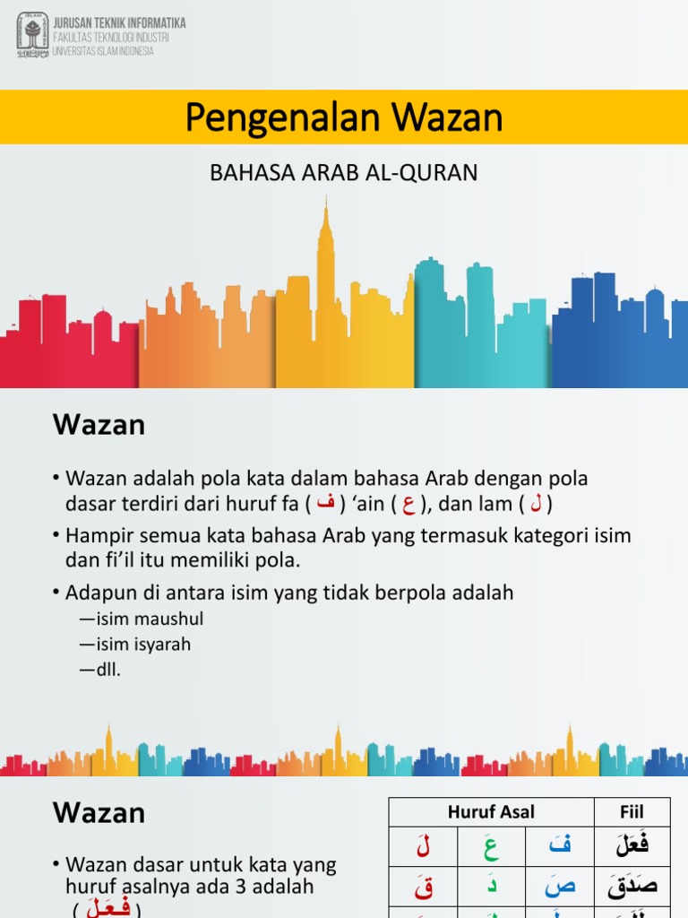 20 - Pengenalan Wazan | PDF
