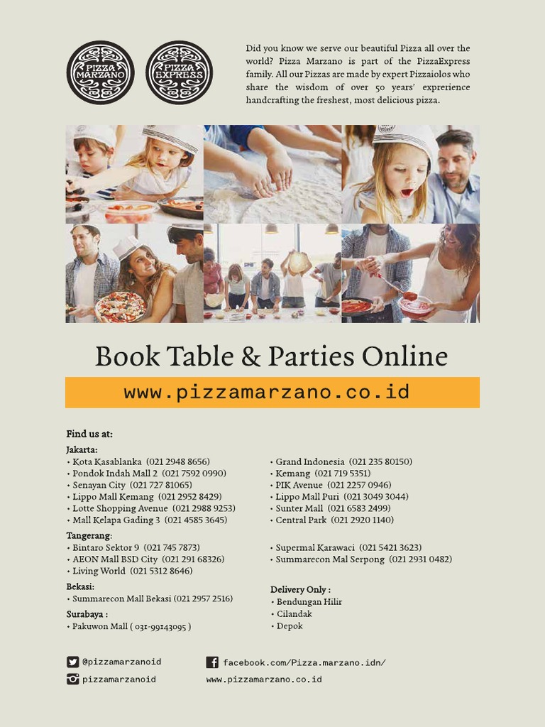 Pizza Marzano New Menu 2021 | PDF | Chocolate | Desserts