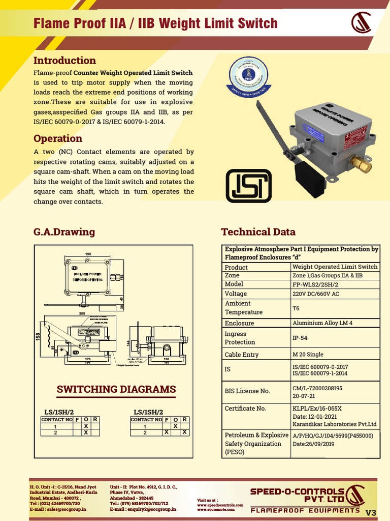 Speedocontrol Flp-Weight-Limit | PDF | Electrical Components | Electric Power