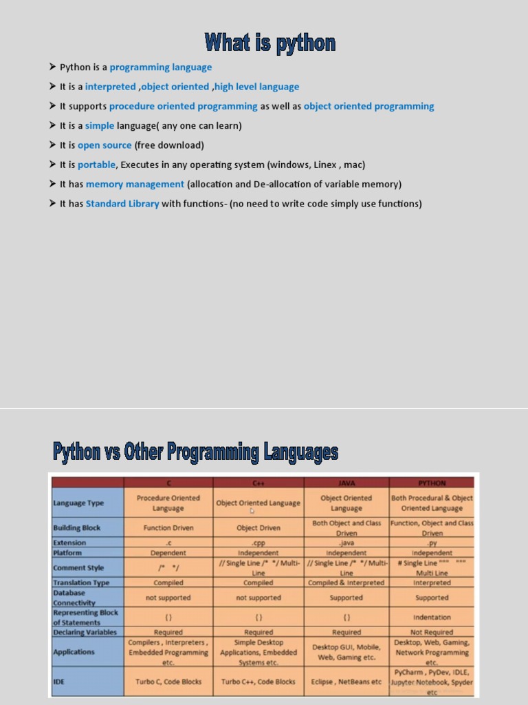 Python Notes 1 Pdf Python Programming Language Operating System
