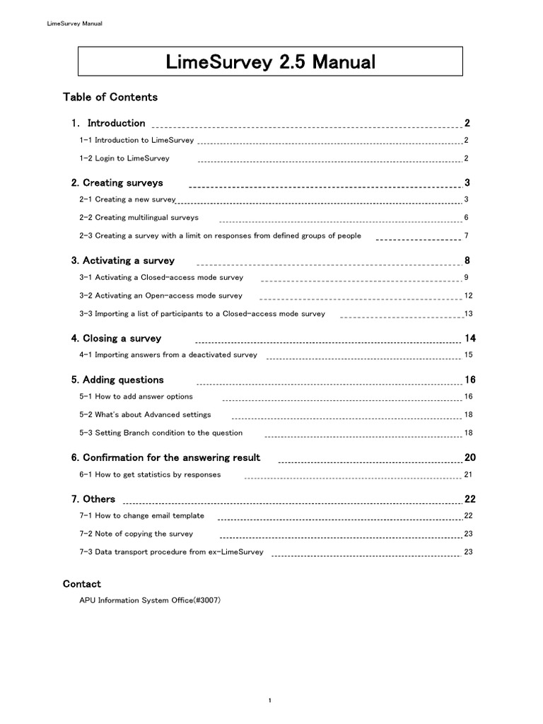 Limesurvey Manual For Instructors E | PDF | Icon (Computing) | Login