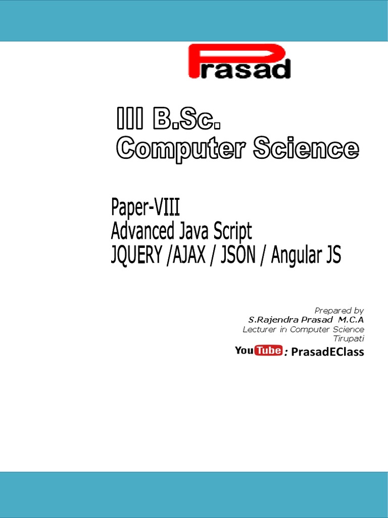 BSC - Iii - Sem - Vi - Jquery - Front | PDF