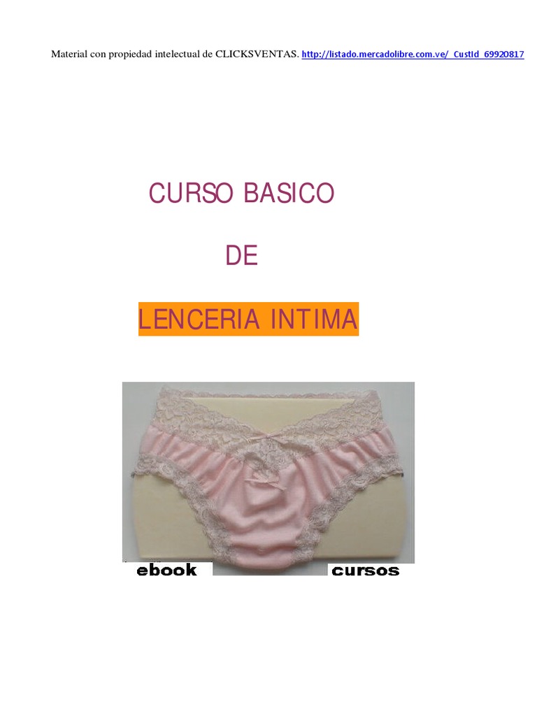 Curso de Lenceria 1 | PDF | Máquina de coser | Cordón