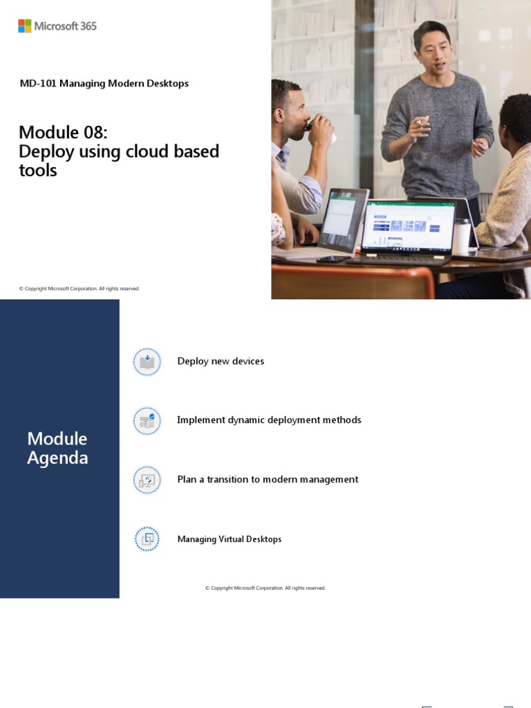 MD 101T00 ENU PowerPoint - 08 | PDF | Microsoft Windows | Windows 10