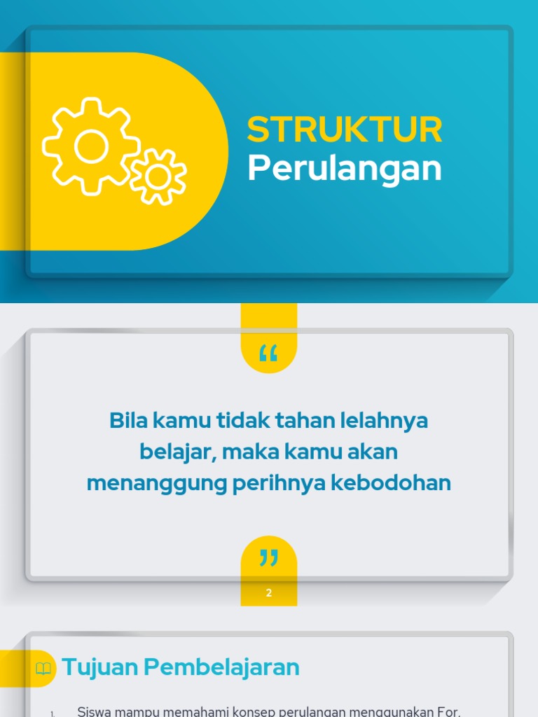 Struktur Perulangan Looping | PDF