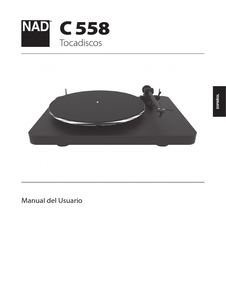 Tocadiscos c558 | PDF | Residuos | Tornillo